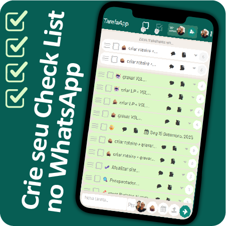 Check List no WhatsApp: Organize suas tarefas com praticidade - App de ...